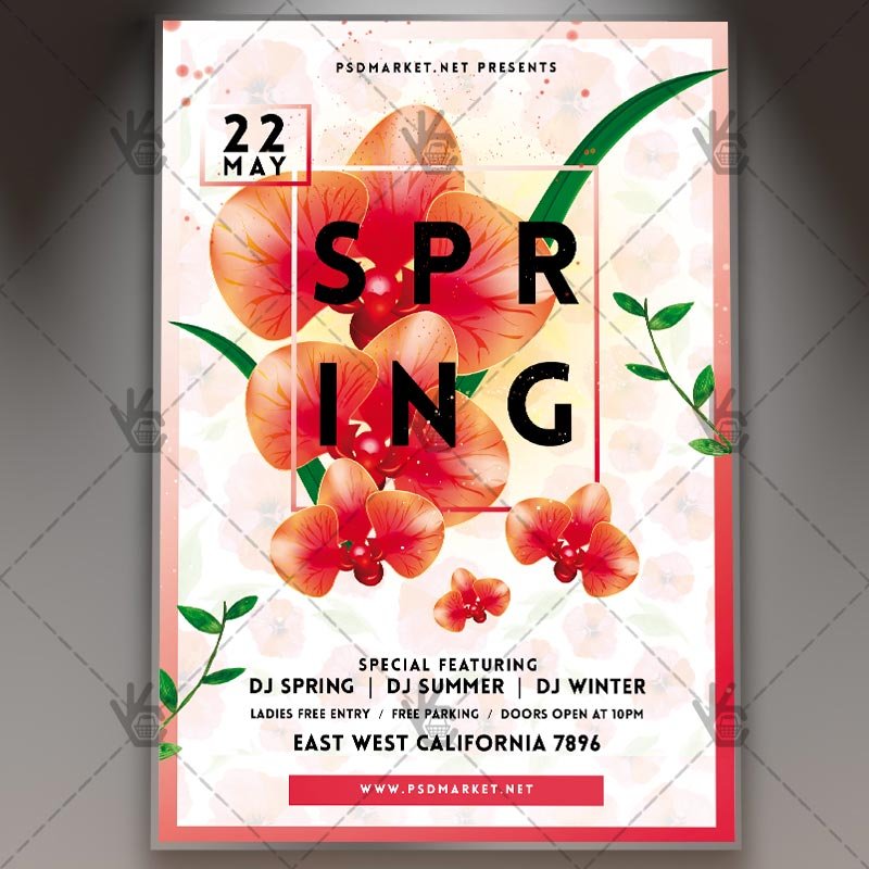 Spring - Premium Flyer PSD Template | PSDmarket