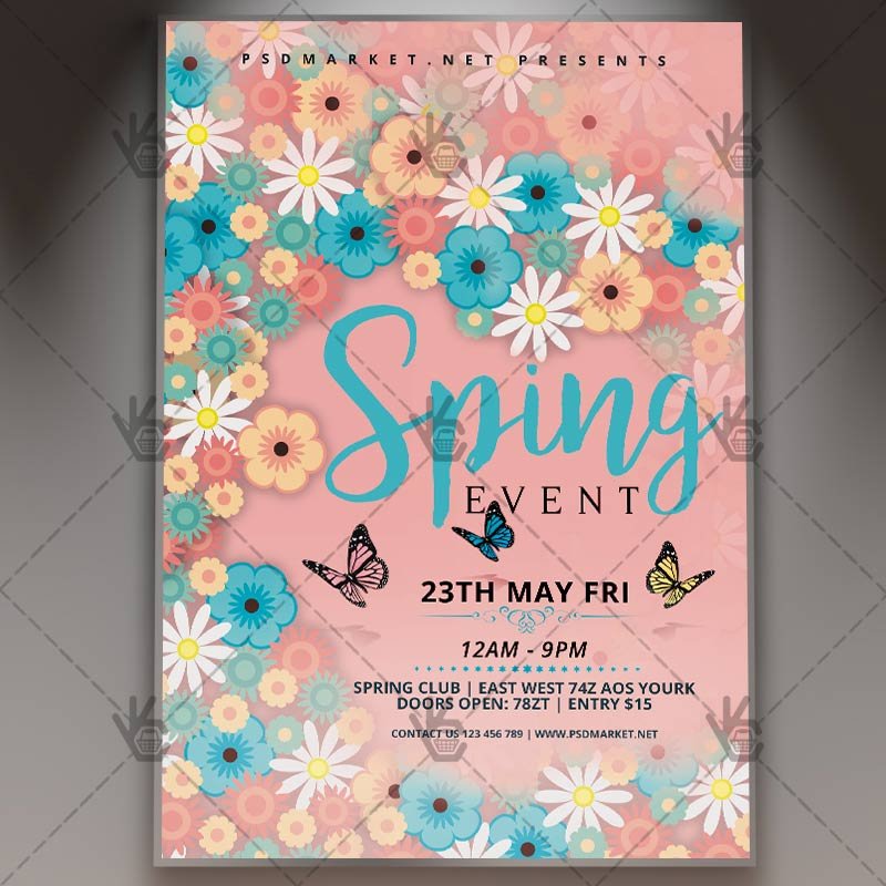 Spring Event Flyer Template
