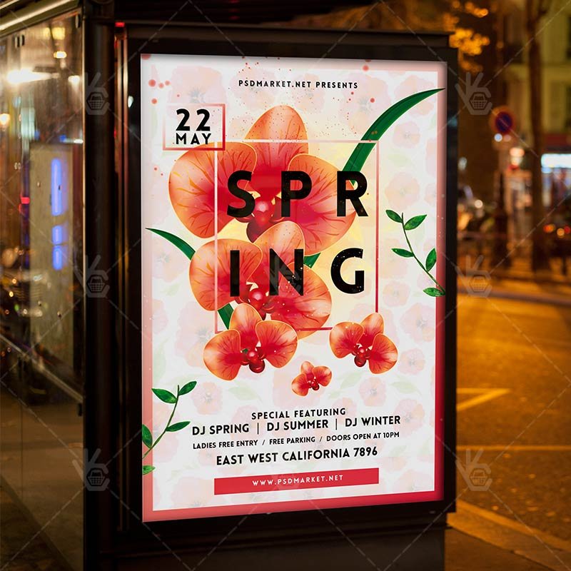 Spring - Premium Flyer PSD Template | PSDmarket