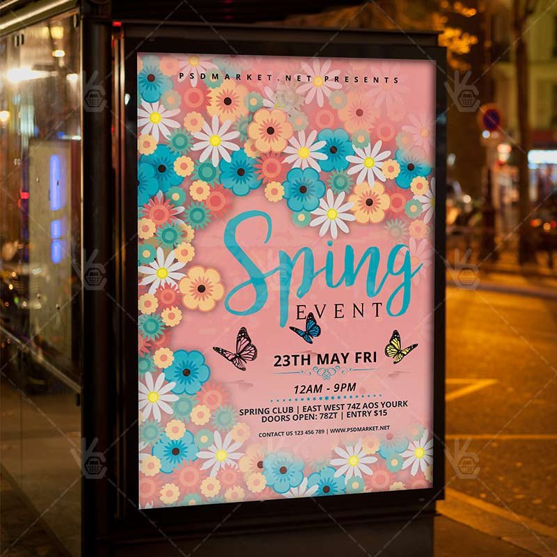 Spring Event - Premium Flyer PSD Template | PSDmarket