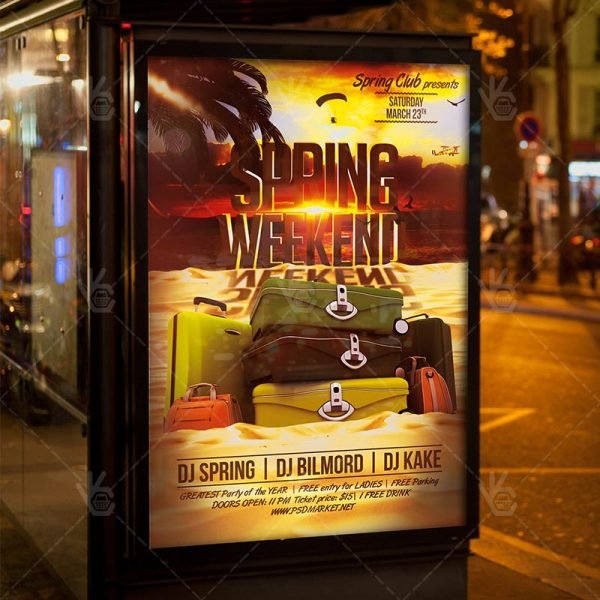 Spring Weekend - Premium Flyer PSD Template | PSDmarket