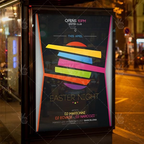 Easter Night - Premium Flyer PSD Template | PSDmarket