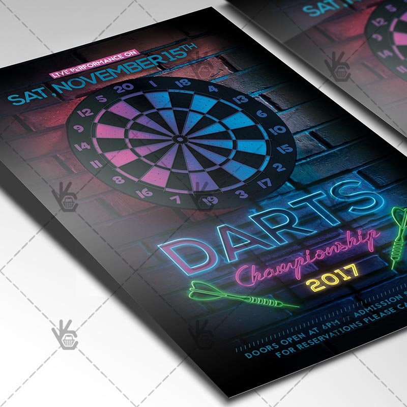 Darts - Premium Flyer PSD Template | PSDmarket