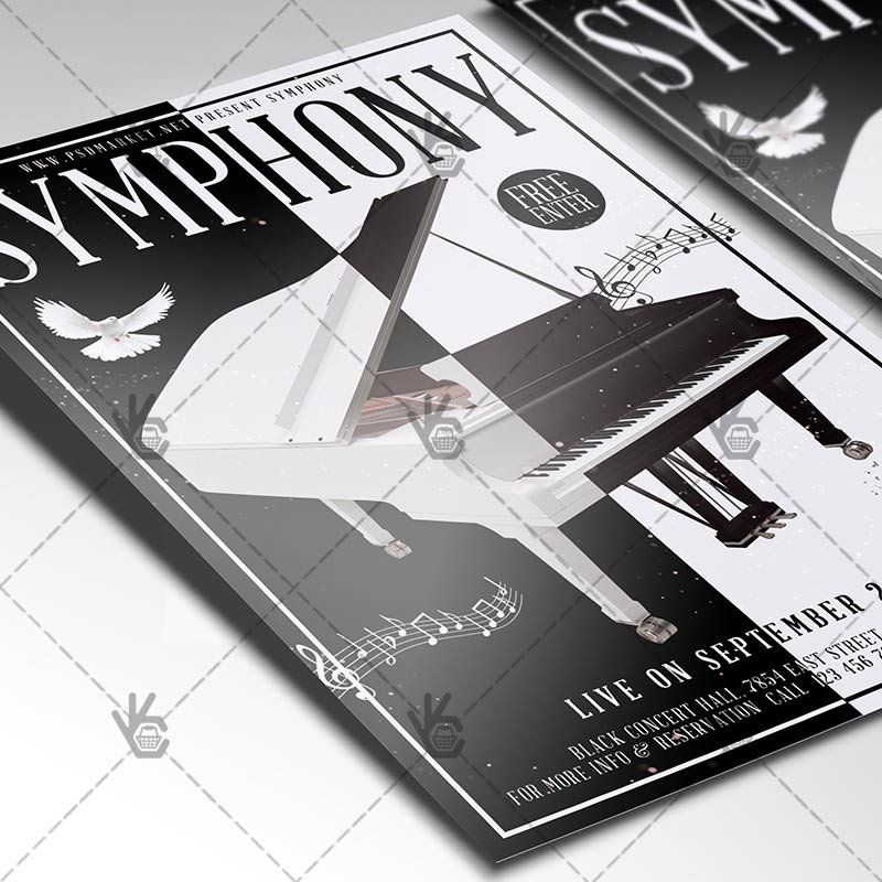 Symphony Music - Premium Flyer PSD Template | PSDmarket