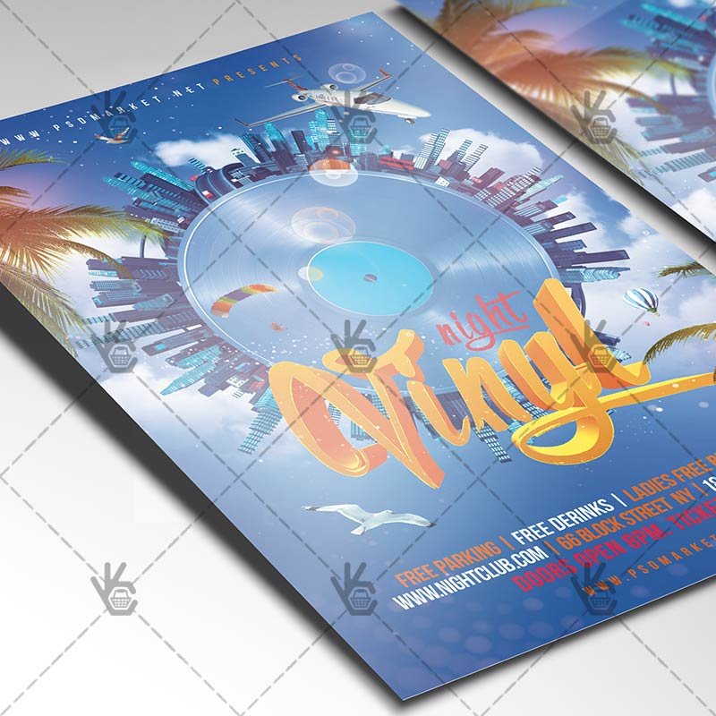 Vinyl Night - Premium Flyer PSD Template | PSDmarket