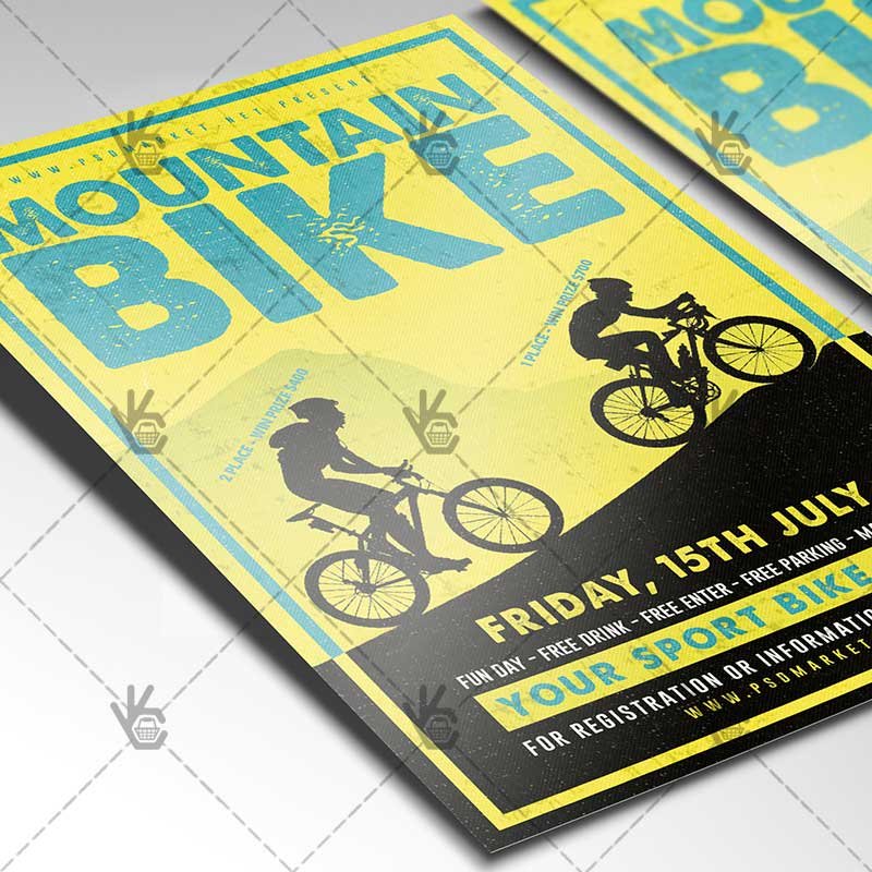 Mountain Bike Event - Premium Flyer PSD Template | PSDmarket