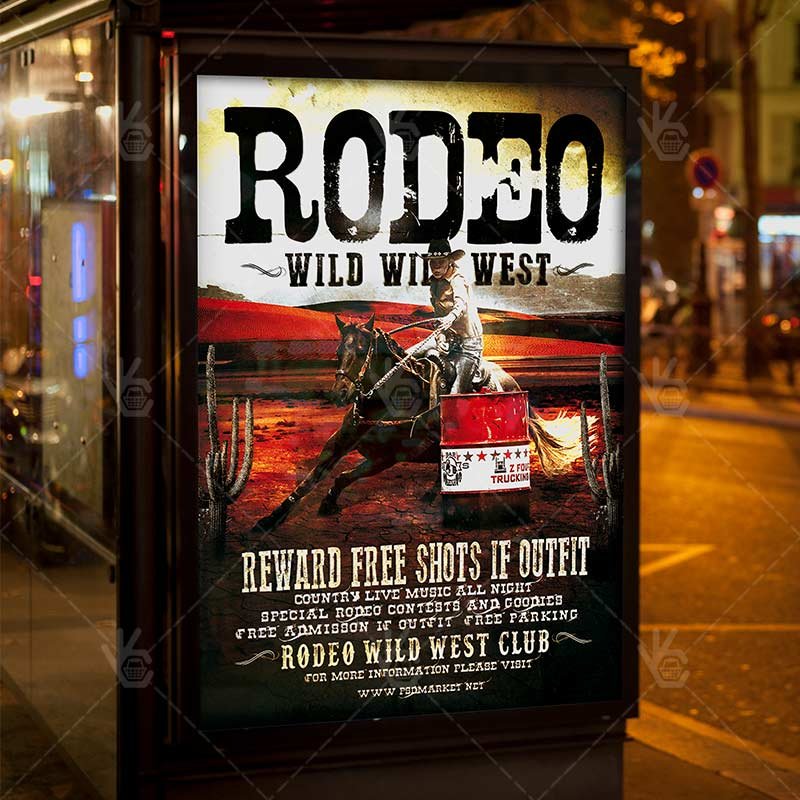 Rodeo - Premium Flyer PSD Template | PSDmarket