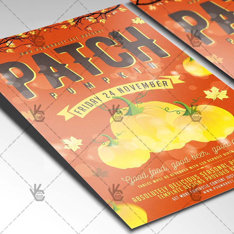 Pumpkin Patch Flyer Template Free