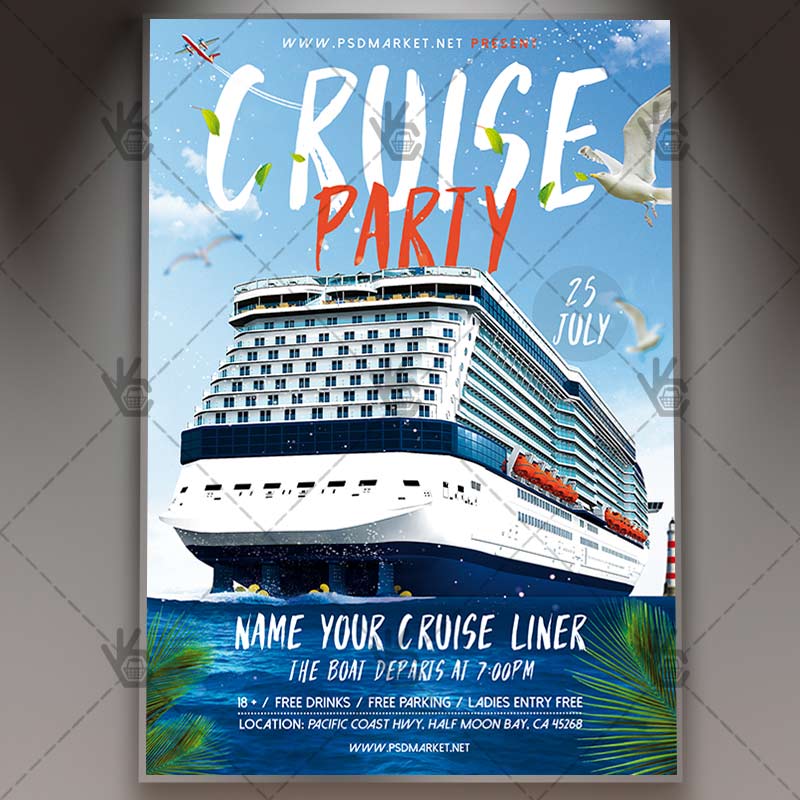 Download Cruise Flyer PSD Template PSDmarket