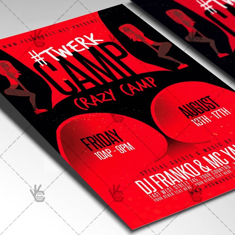 Download Twerk Party Flyer - PSD Template | PSDmarket