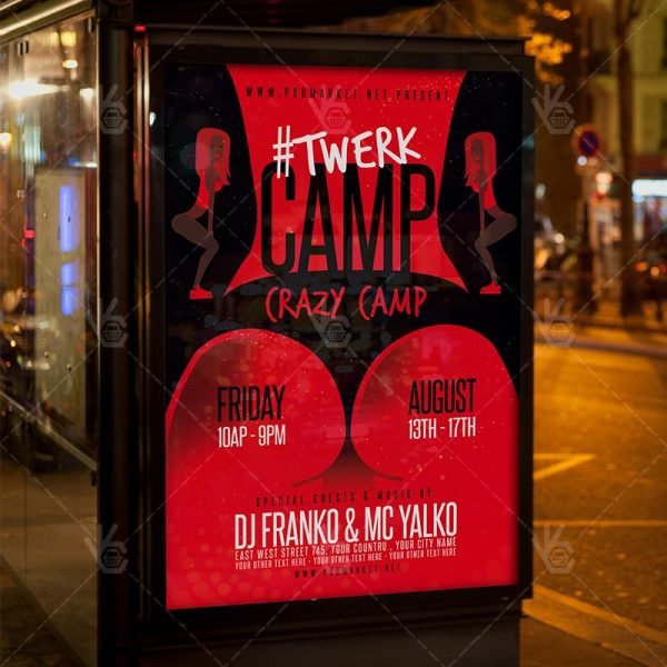 Download Twerk Party Flyer - PSD Template | PSDmarket