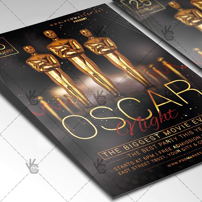 Download Oscar Flyer - PSD Template | PSDmarket