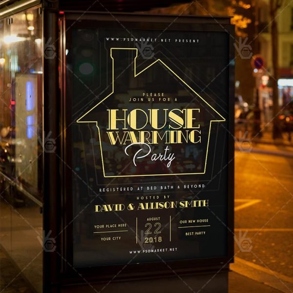 Download House Warming Flyer - PSD Template | PSDmarket