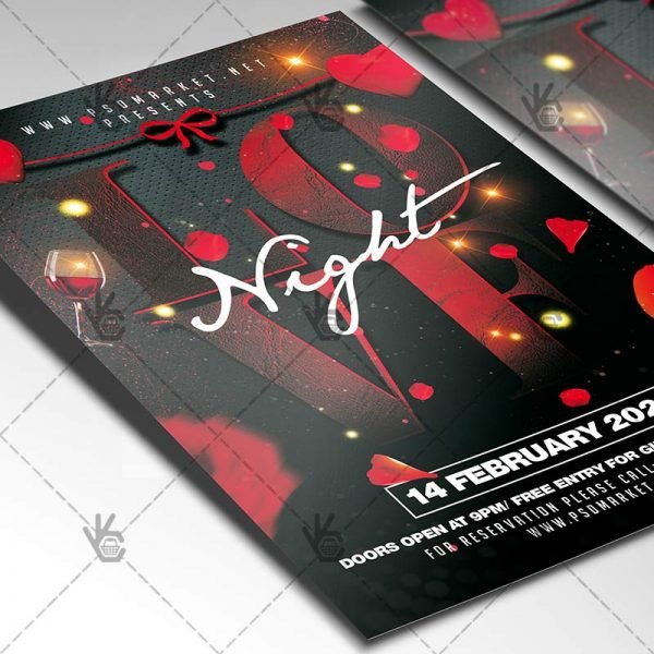Download Love Flyer - PSD Template | PSDmarket