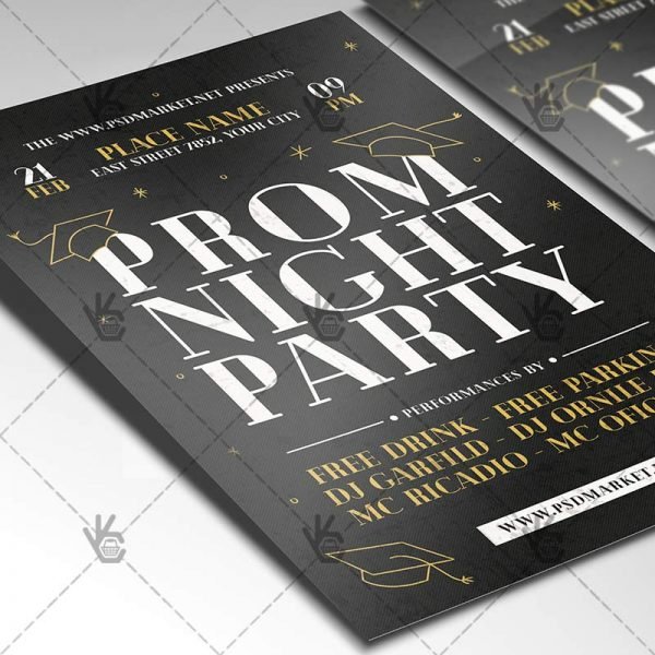 Download Prom Party Flyer - PSD Template | PSDmarket