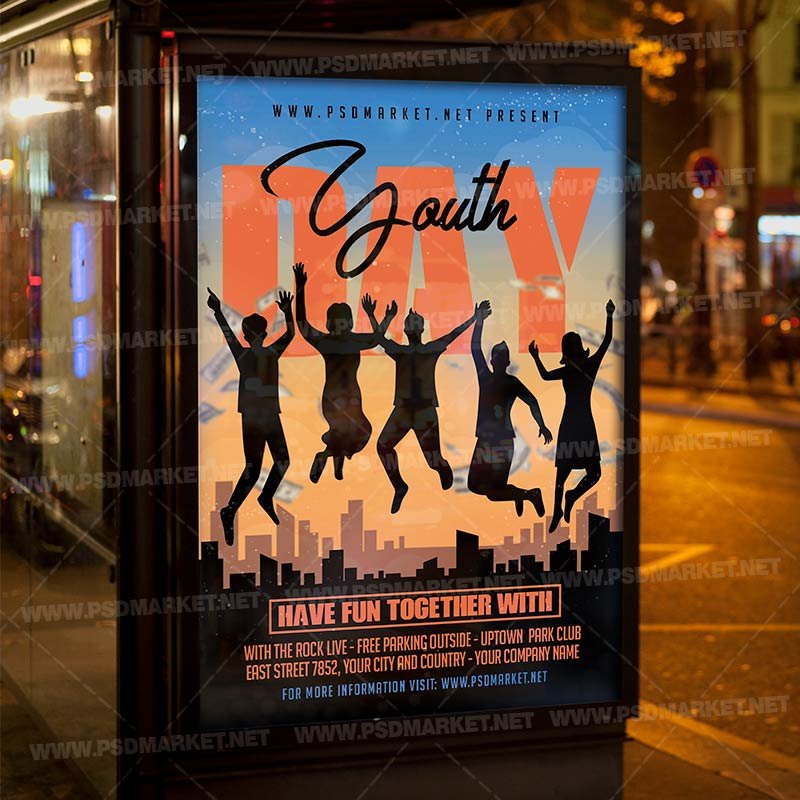 Download Youth Day Event Flyer - PSD Template | PSDmarket