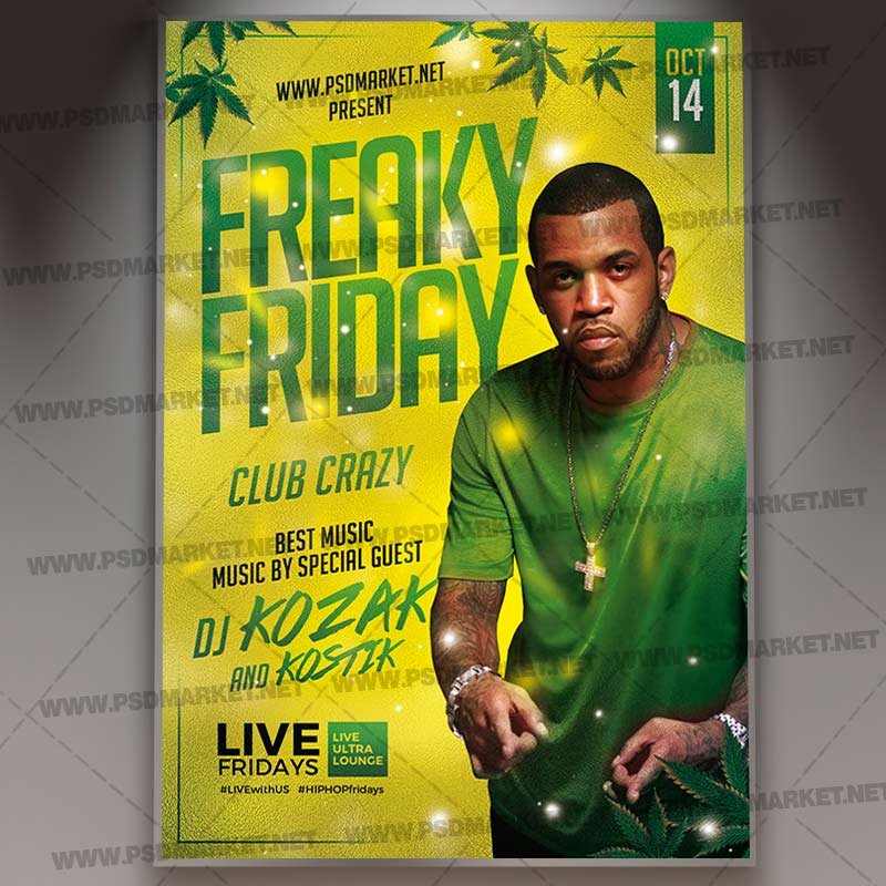 Download Freaky Friday Flyer - PSD Template | PSDmarket