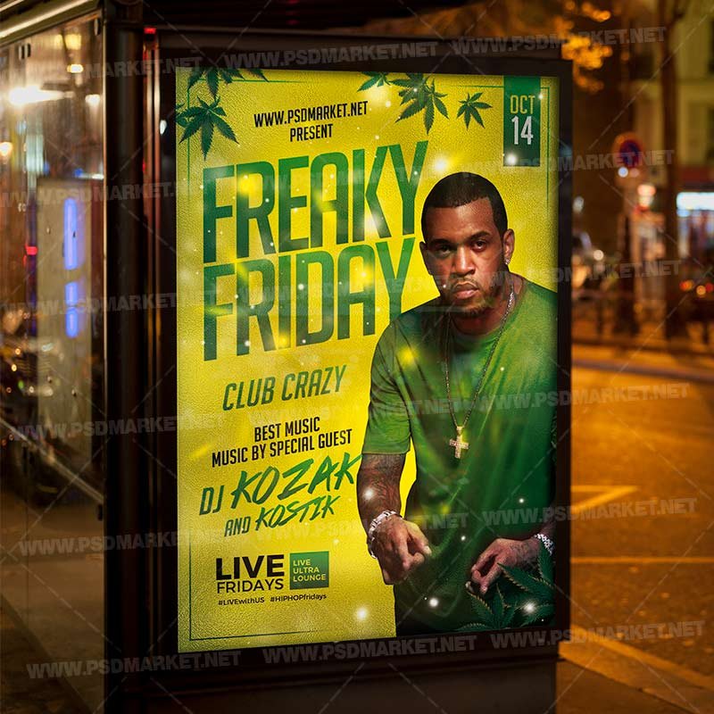 Download Freaky Friday Flyer - PSD Template | PSDmarket