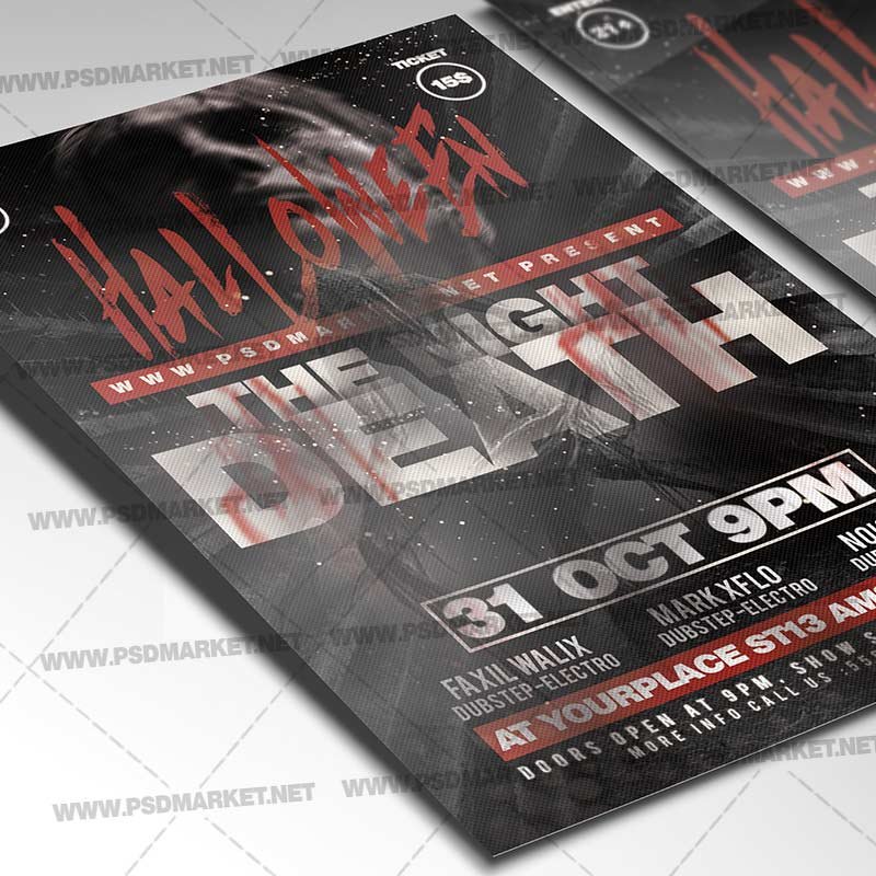 Download Death Night Flyer - PSD Template | PSDmarket