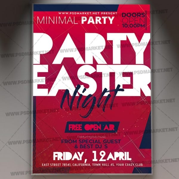 Download Easter Night Event Template - Flyer PSD | PSDmarket