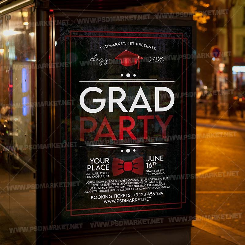 Download Graduation Party 2020 Template - Flyer PSD | PSDmarket