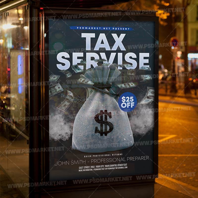Download Tax Time Template Flyer - PSD Template | PSDmarket