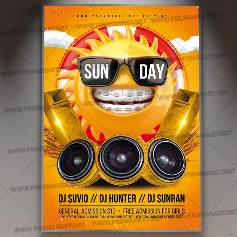 Download Sun Day Event Template Flyer PSD PSDmarket Download Sun Day Event Template Flyer PSD PSDmarket