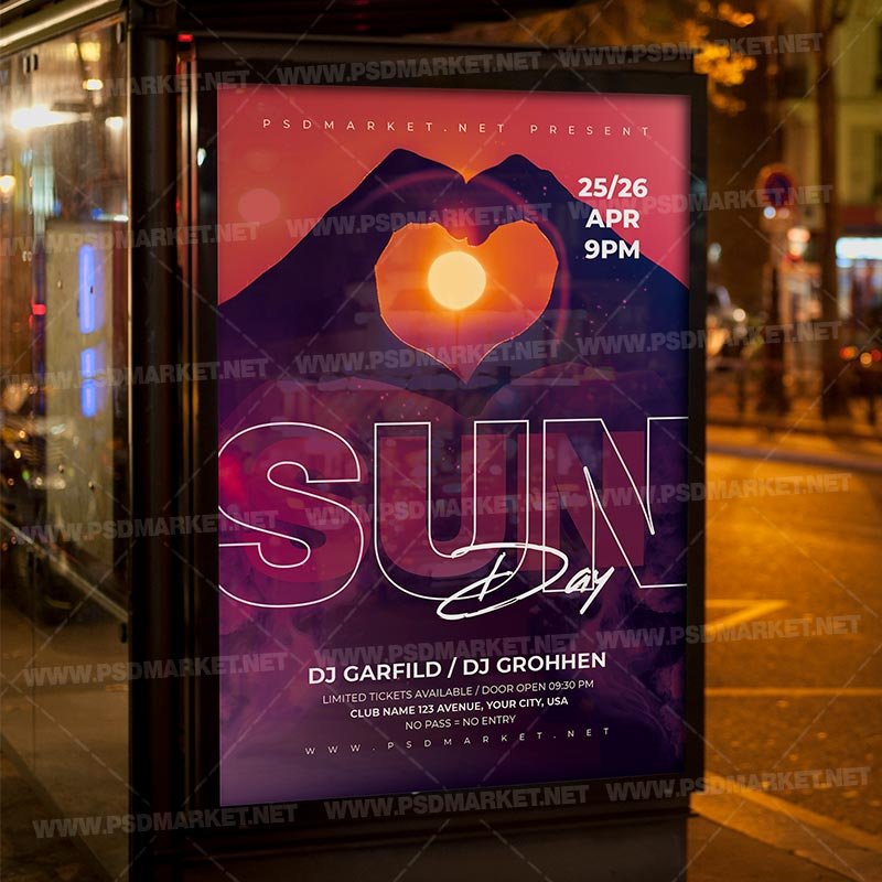 Download Sun Day Template - Flyer PSD | PSDmarket