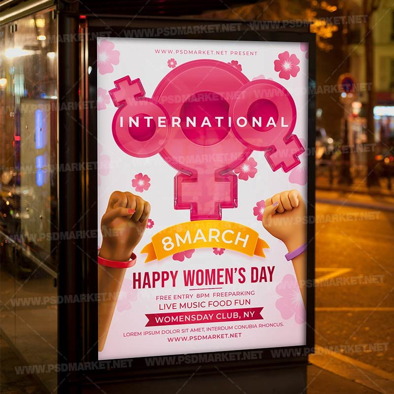 Download Womens Day PSD Template Flyer | PSDmarket