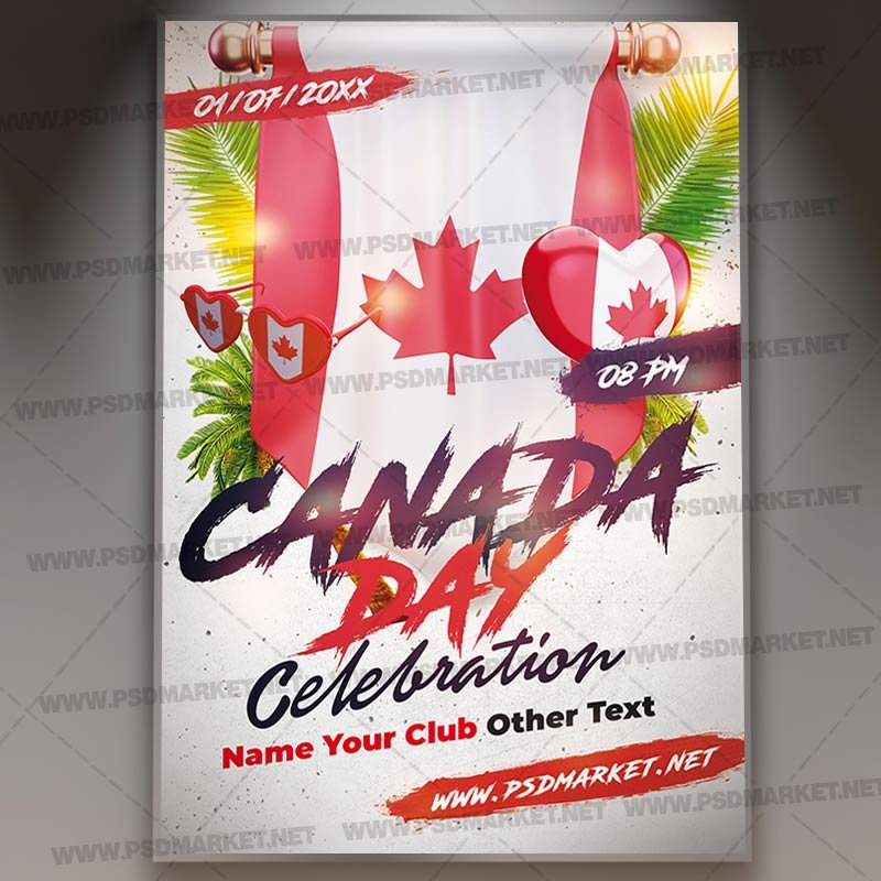 Download Canada Day Event PSD Template Flye | PSDmarket