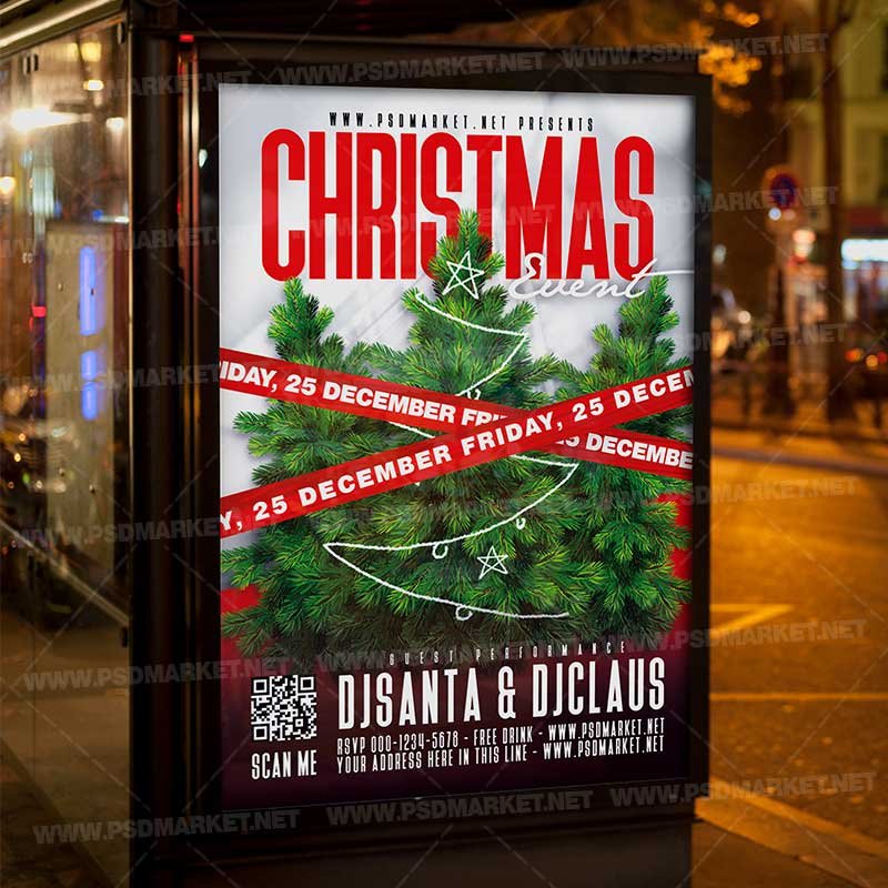 Download Christmas PSD Template Flyer | PSDmarket