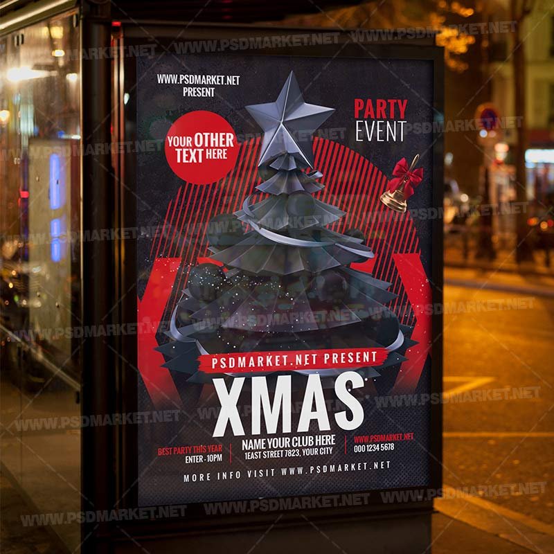 Download Xmas PSD Template Flyer | PSDmarket
