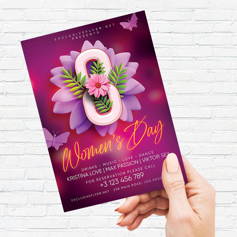 Download Women's Day Event - Flyer PSD Template | ExclusiveFlyer