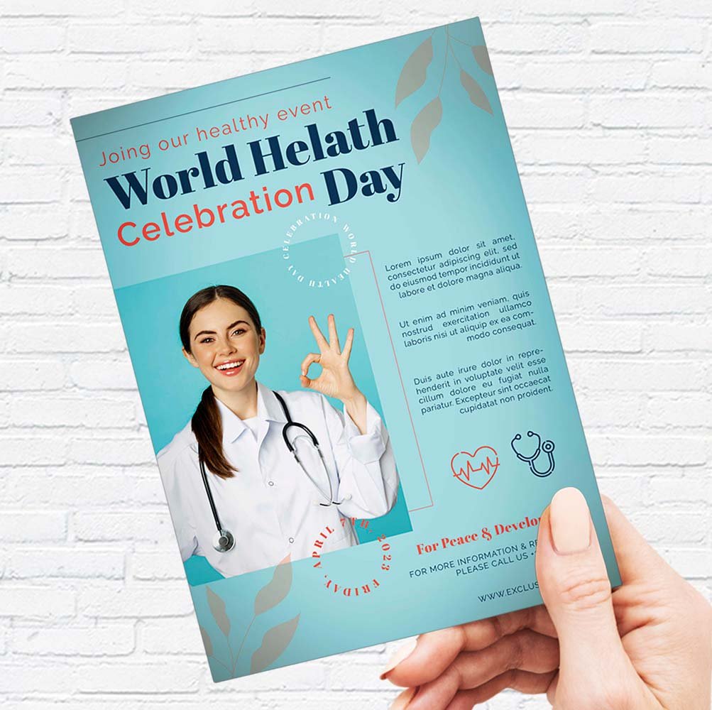 Download World Health Day - Flyer PSD Template | ExclusiveFlyer