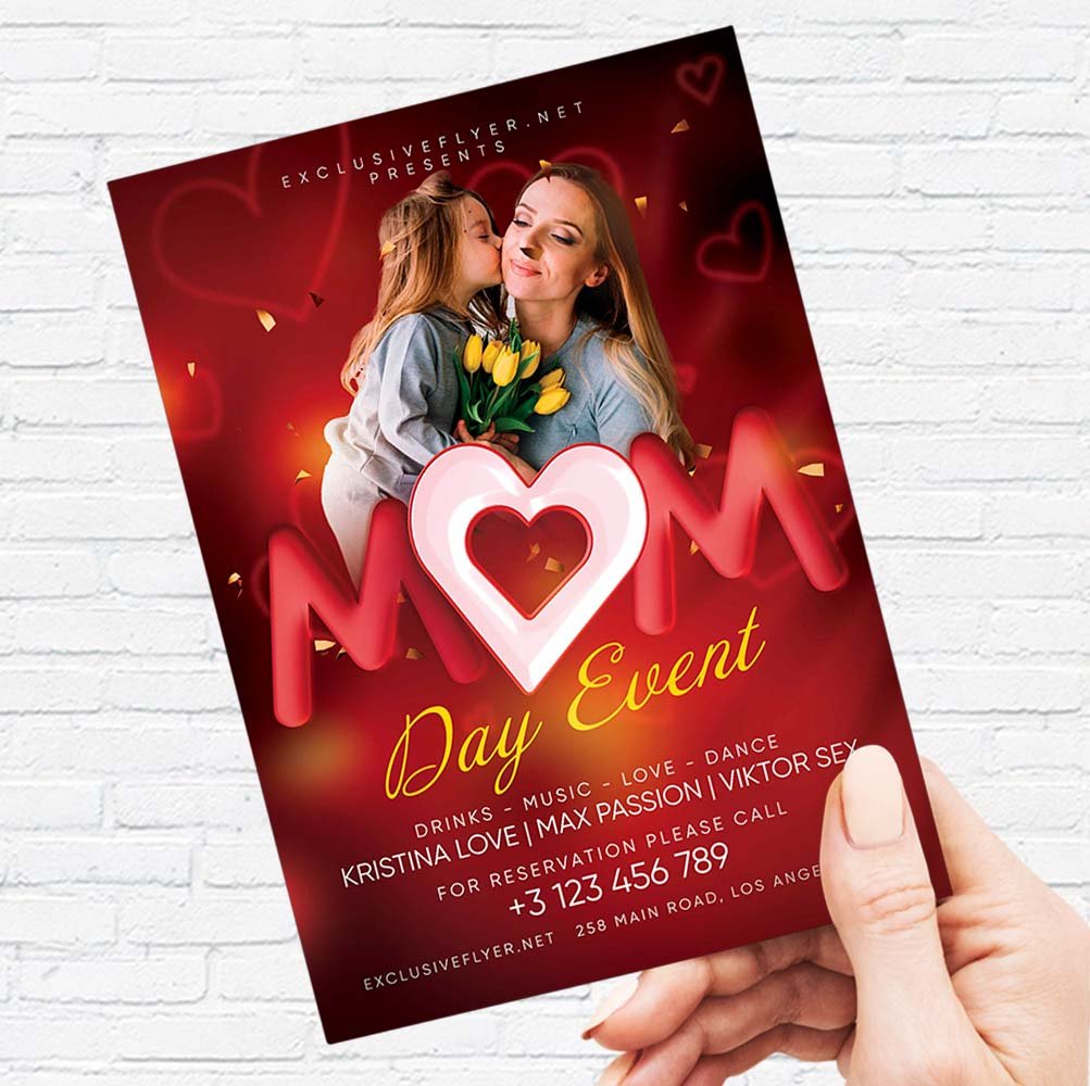 Download Mom's Day - Flyer PSD Template | ExclusiveFlyer